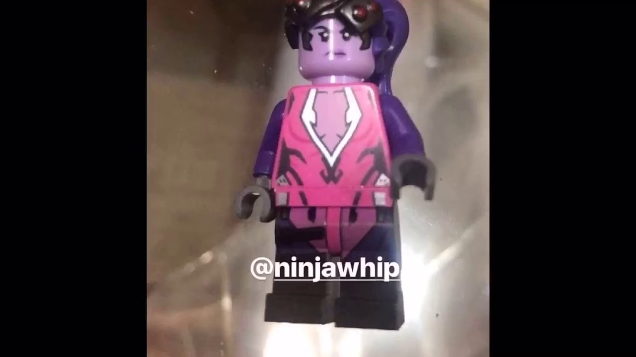 LEGO overwatch widowmaker minifigure revealed!!! - YouTube