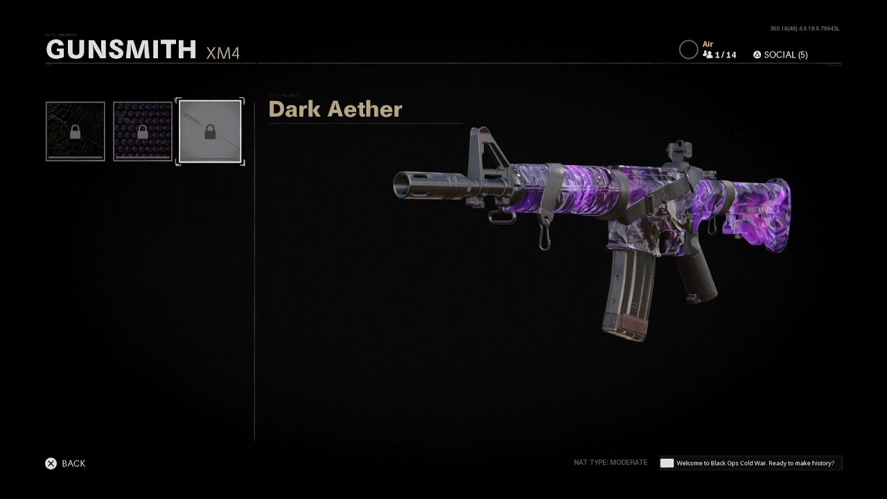 Black Ops Cold War Dark Matter Camo Showcase - YouTube