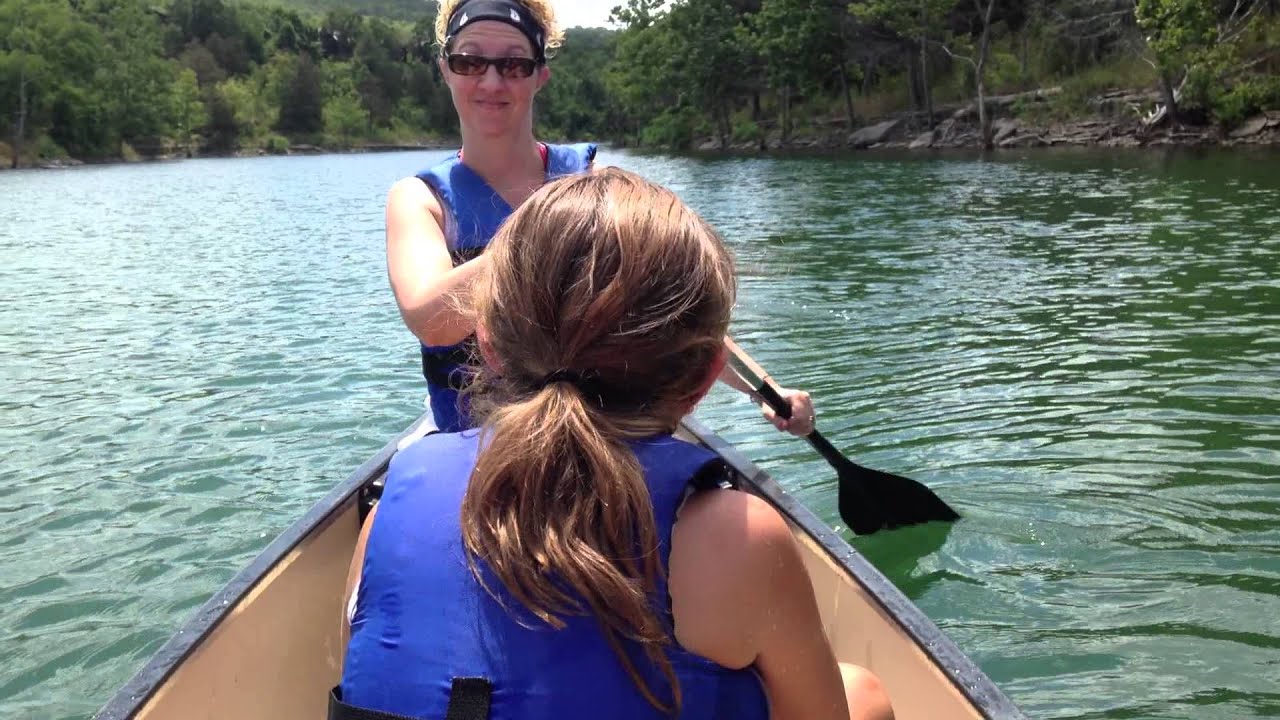 Canoeing on Table Rock Lake - July 2013 - YouTube