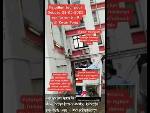 semoga husnul khotimah#tkw hongkong#asal ponorogo#😥😥😥😢