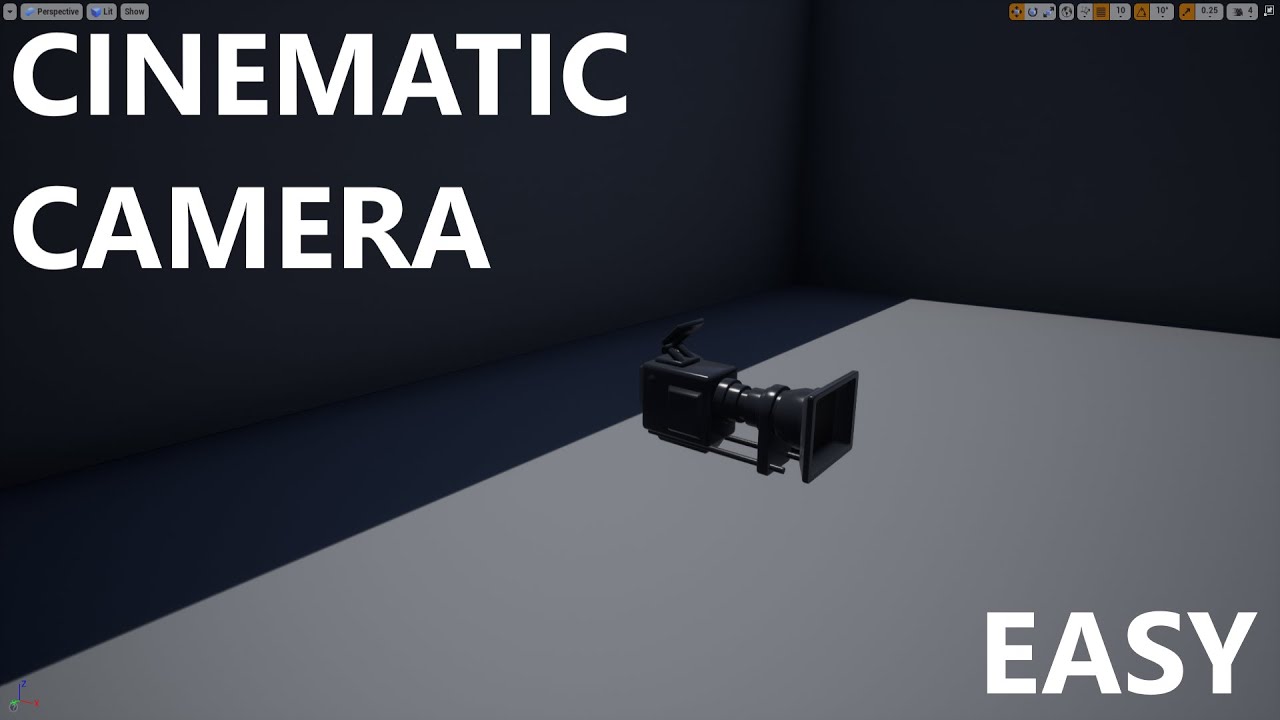 Tutorial - How To Set Up A Basic Cinematic Camera In Unreal Engine 4.28 ...