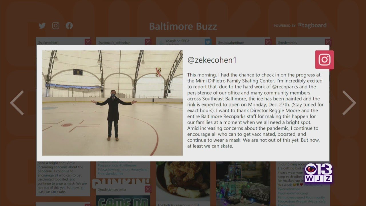 Baltimore Buzz: Mimi DiPietro Family Skating Center Opens On Monday ...