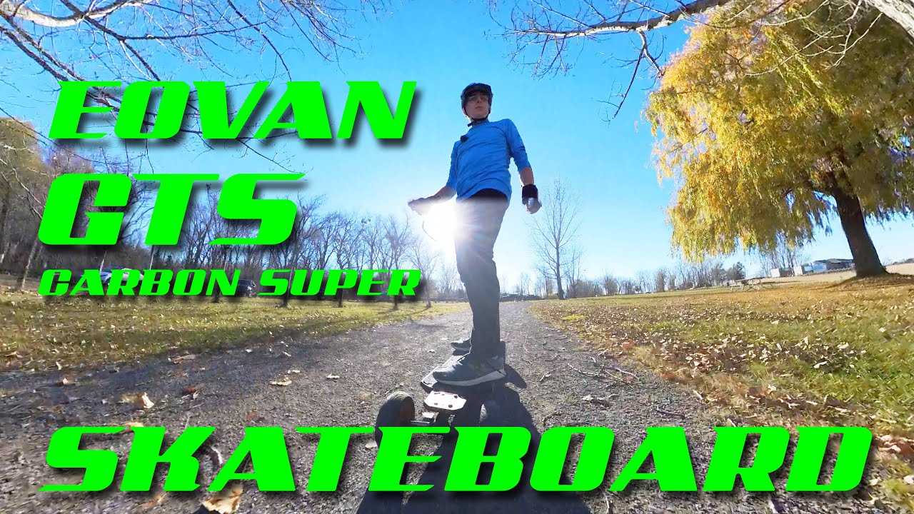 Best in Class! Eovan GTS Carbon Super All Terrain Skateboard - Review ...