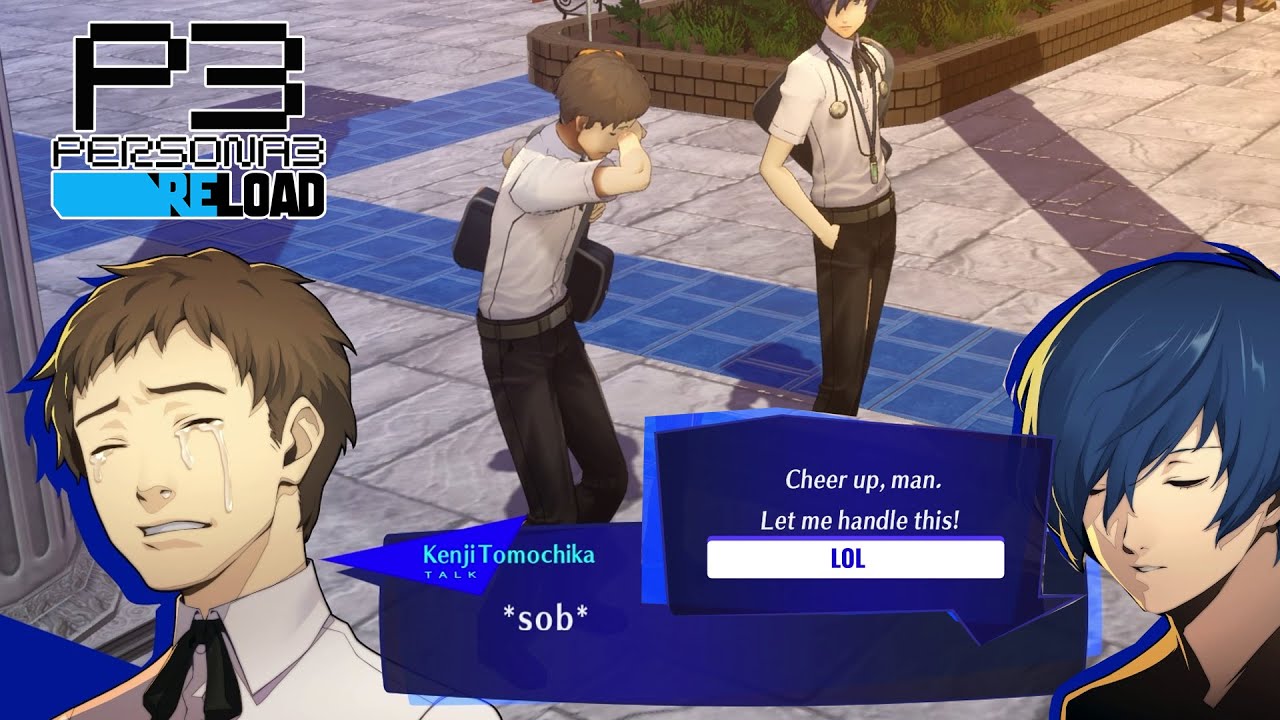 Lauging at Kenji - Persona 3 Reload - YouTube