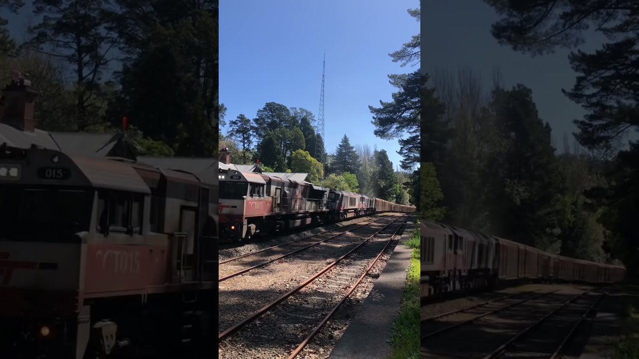 TRAINS AM22 SCT 2PM9 SCT15 CSR6 CSR5 21/10/2021 Mt Lofty, South ...