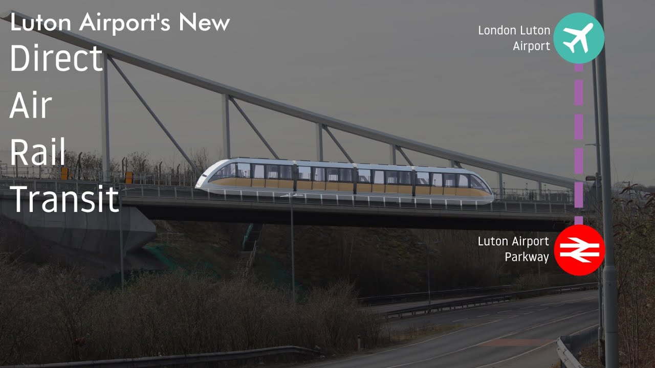 The new Luton Direct Air-Rail Transit - YouTube