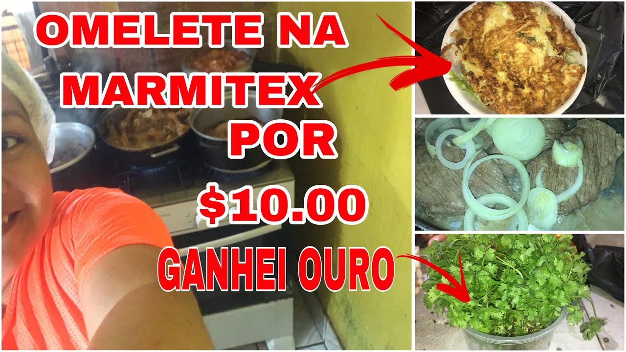 MARMITEX COM OMELETE PARA AS MARMITEX 👩🏻‍🍳 - YouTube