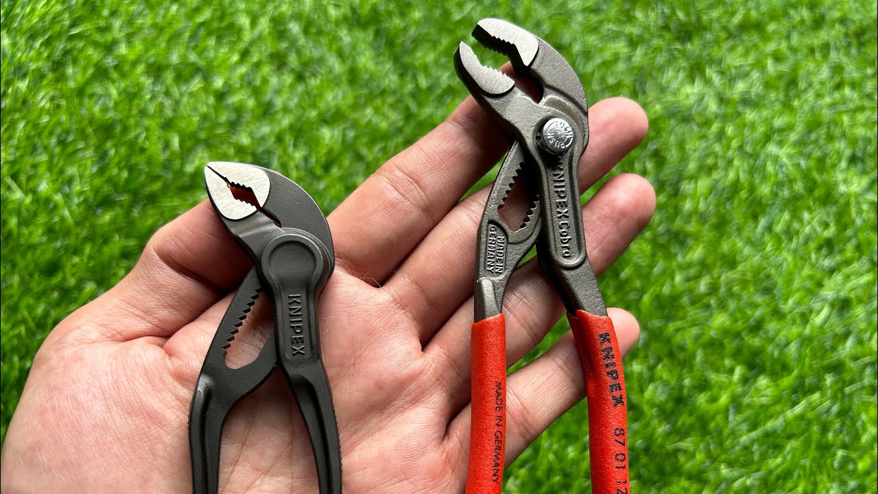 Knipex Cobra XS and 125 - YouTube