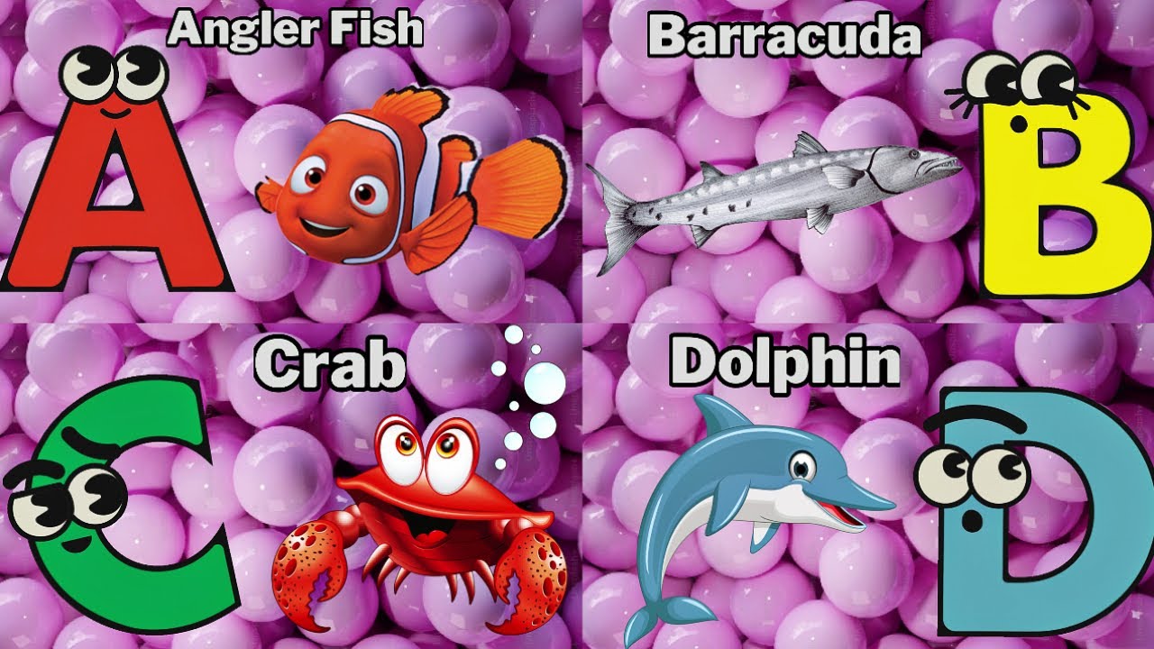 ABC Song | Sea Animals ABC Song | Phonics for Kids |Learn ABC, Baby ...