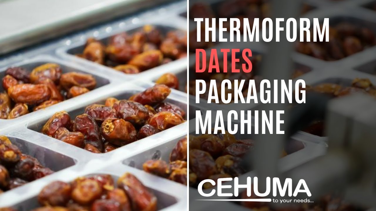 Thermoform Vacuum / MAP Packaging Machine for Single Portion Dates ...