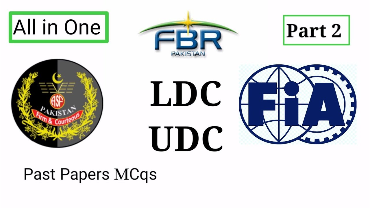 Fbr LDC UDC Past Papers || LDC UDC Test preparation - YouTube