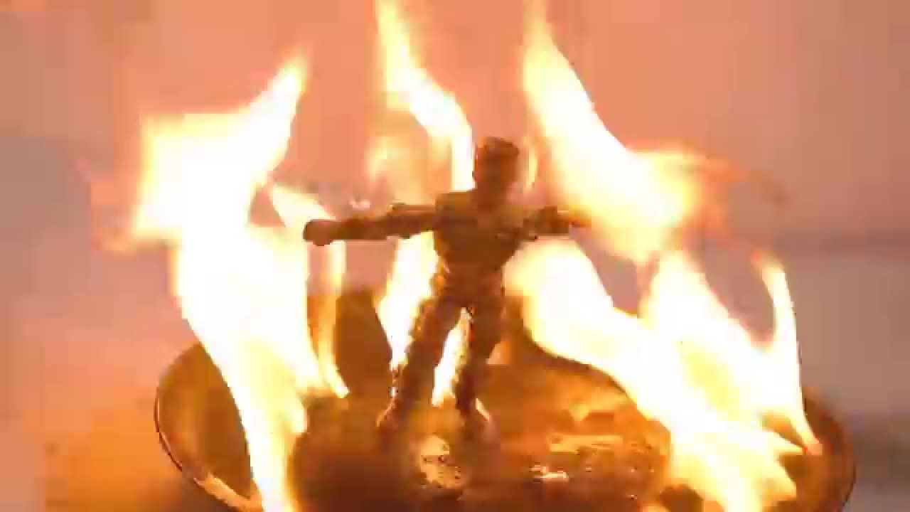 Burning Army Man - YouTube