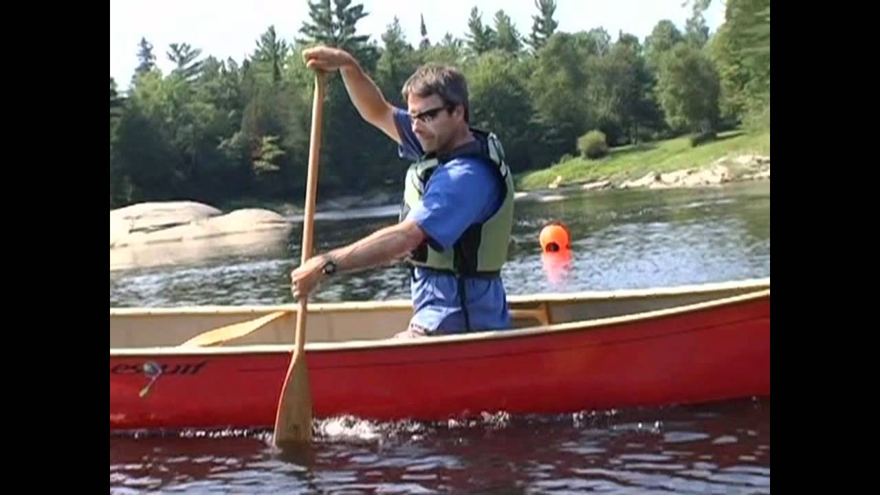 Canoe Maneuvers - Side Slipping - YouTube