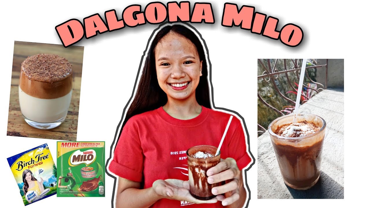 How to make Dalgona Milo 😋 - YouTube