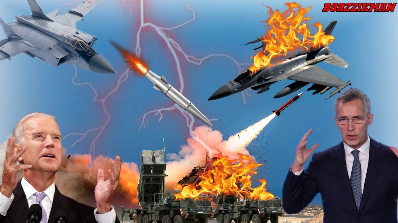 BULLSEYE! Russian 'KINZHAL' Destroyed Five F-16 Fighters and Another US ...