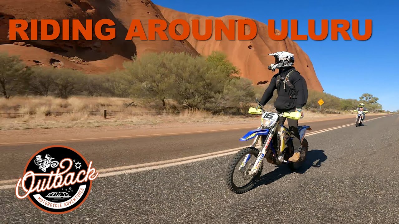 Motorbike riding around Uluru (Ayers Rock)︱Outback Motorcycle ...