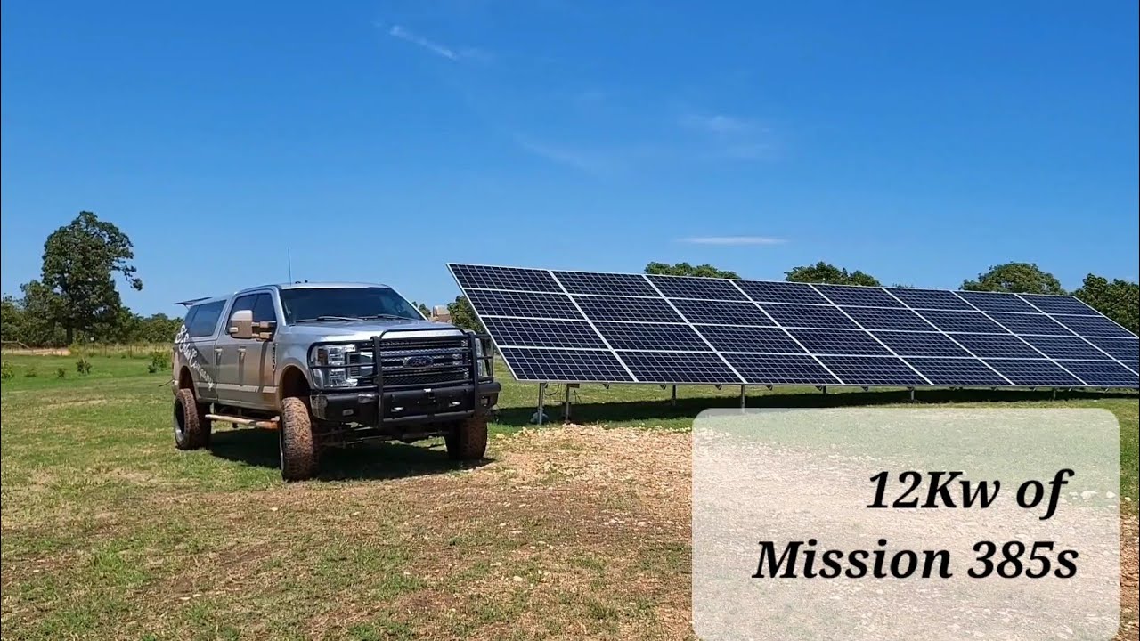 Helicoil ground mount solar, Solark 15k, Homegride lithium batterie ...