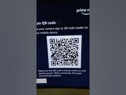 How to sign in Amazon prime account to smart tv through QR code simple ...