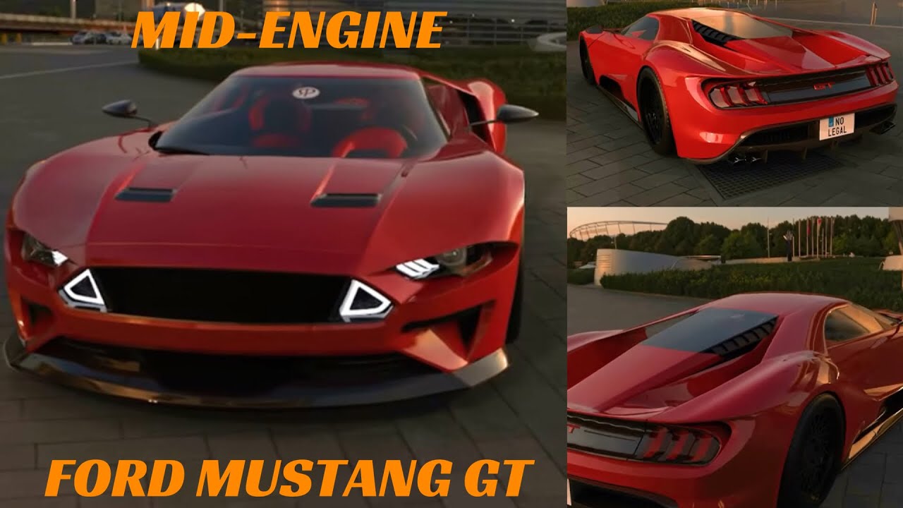 TAKE A QUICK LOOK AT THE MID-ENGINE MUSTANG GT! - YouTube