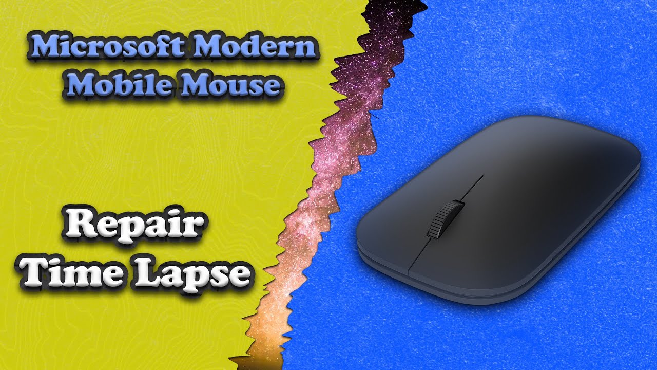 Time Lapse Repair Microsoft Modern Mobile Mouse || تایم لپس تعمیر موس ...