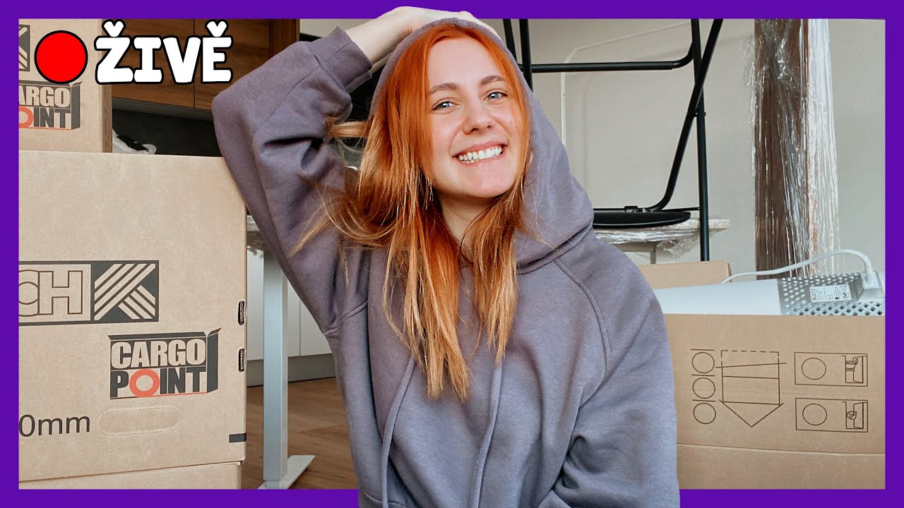 Kecáme a vybalujeme věci ze stěhování! | Natyla [ZÁZNAM ZE STREAMU ...