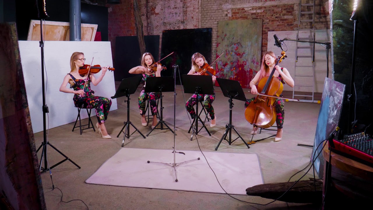 Golden Gate String Quartet - Astor Piazzola "Oblivion" - YouTube
