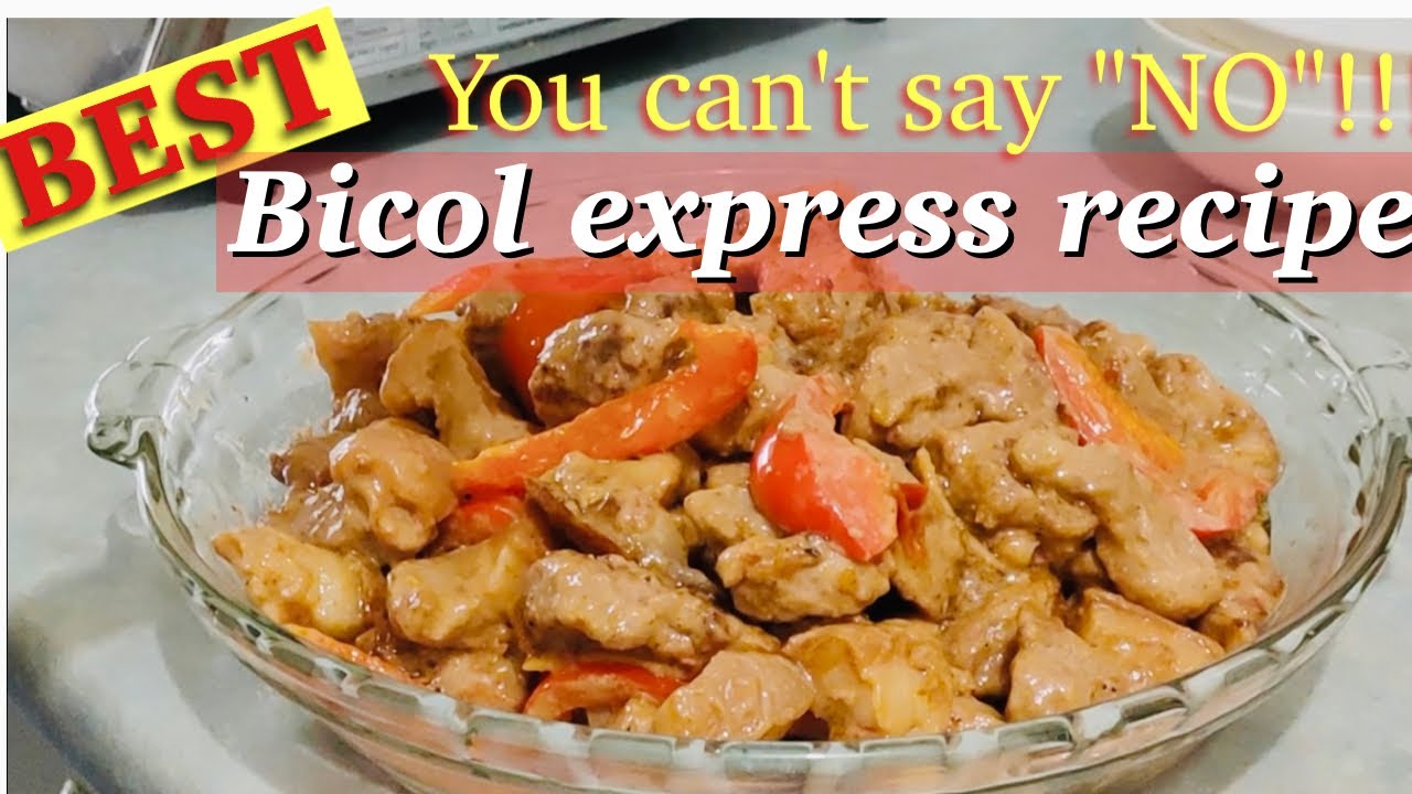 Never have I ever eaten such a delicious BICOL EXPRESS that is so ...