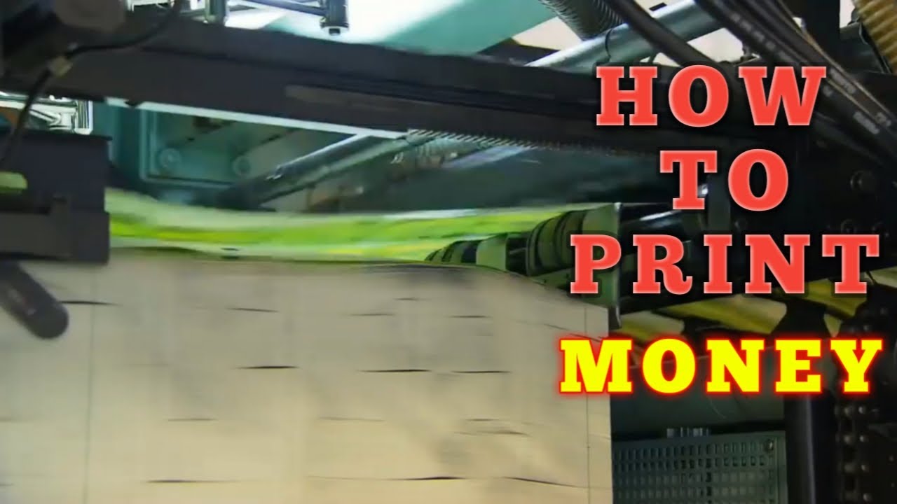 HOW TO PRINT MONEY OR BANKNOTE - YouTube