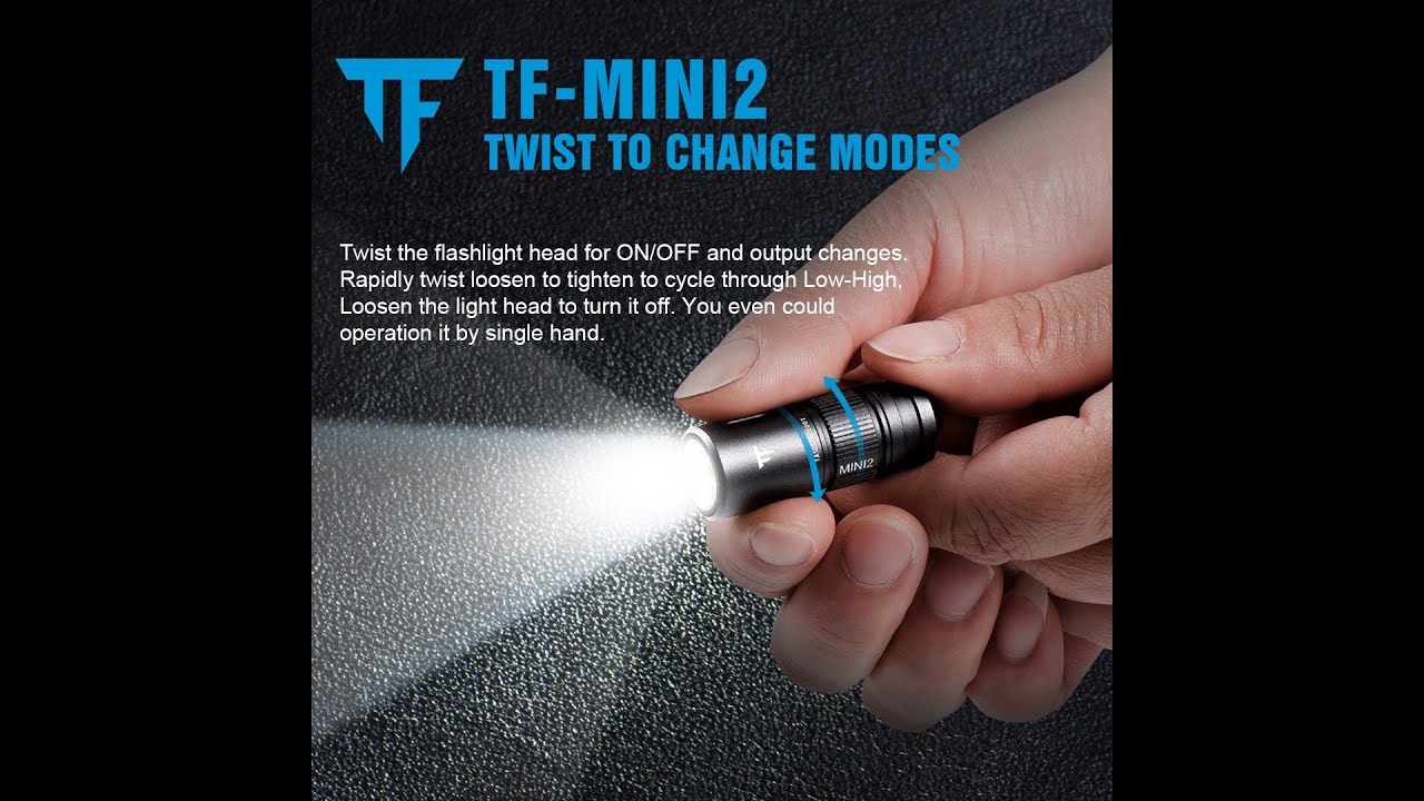 [Review] TrustFire mini2 - keychain พวงกุญแจราคาประหยัด - YouTube