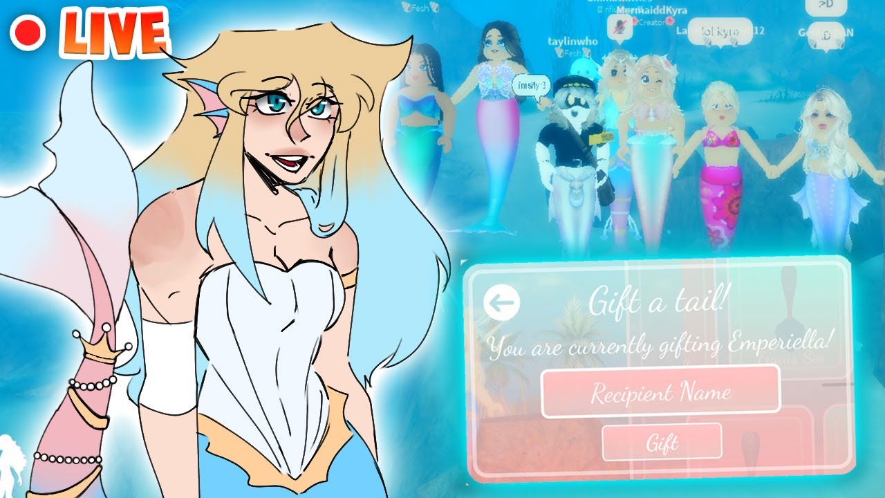 🔴LIVE | Mermaid Hide and Seek + Giveaway and Starting Pokemon! ROBLOX ...