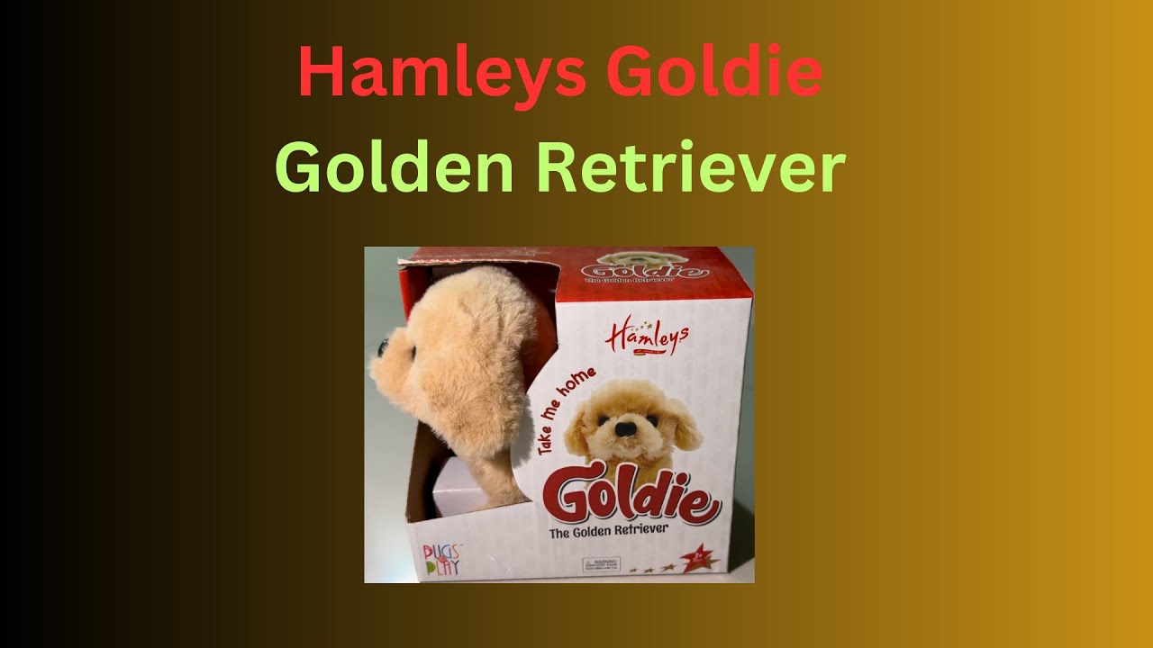 Hamleys Goldie | Golden Retriever | Toy Dog | Soft toy | Cuddly Playful ...