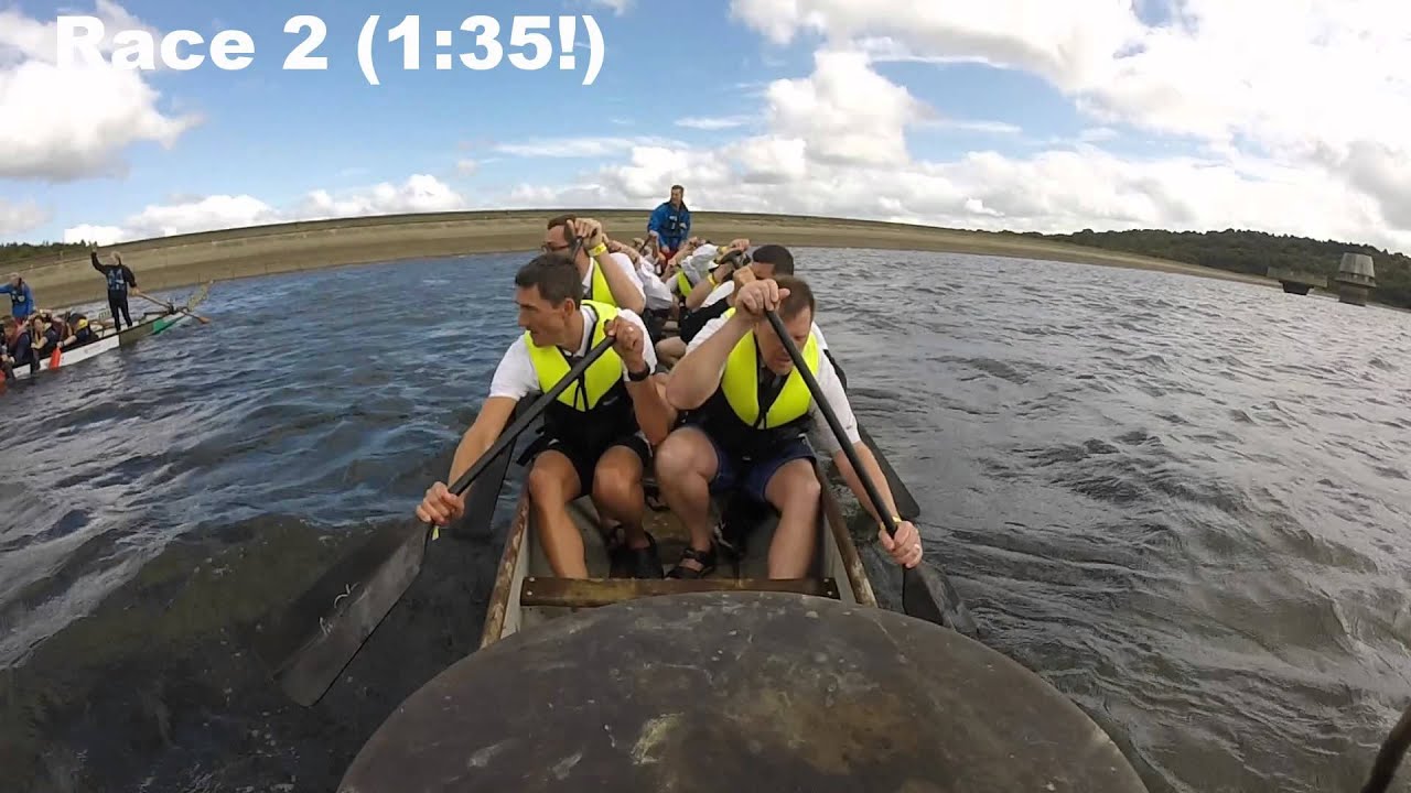 Dragon Boat racing at Bewl 2015 - Mark Cross School Team - YouTube