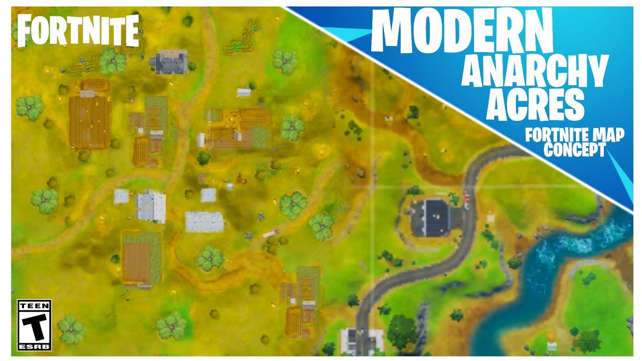 Fortnite MODERN ANARCHY ACRES! || Fortnite Map Concept - YouTube