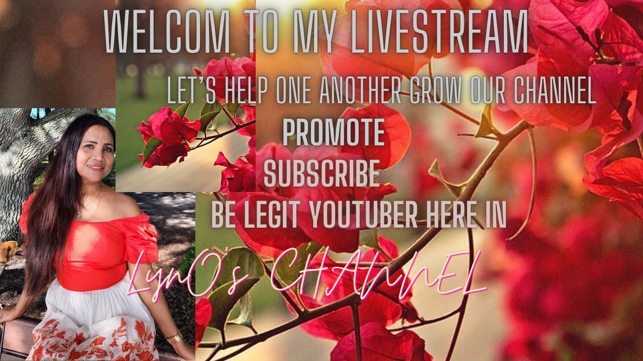 LIVESTREAM | PROMOTE YOUR CHANNEL MEET MORE LEGIT FRIENDS 2022 - YouTube