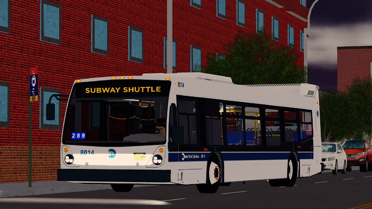MTA: 2011 Novabus LFS 8014 on the D99 Subway Shuttle! (Roblox) - YouTube