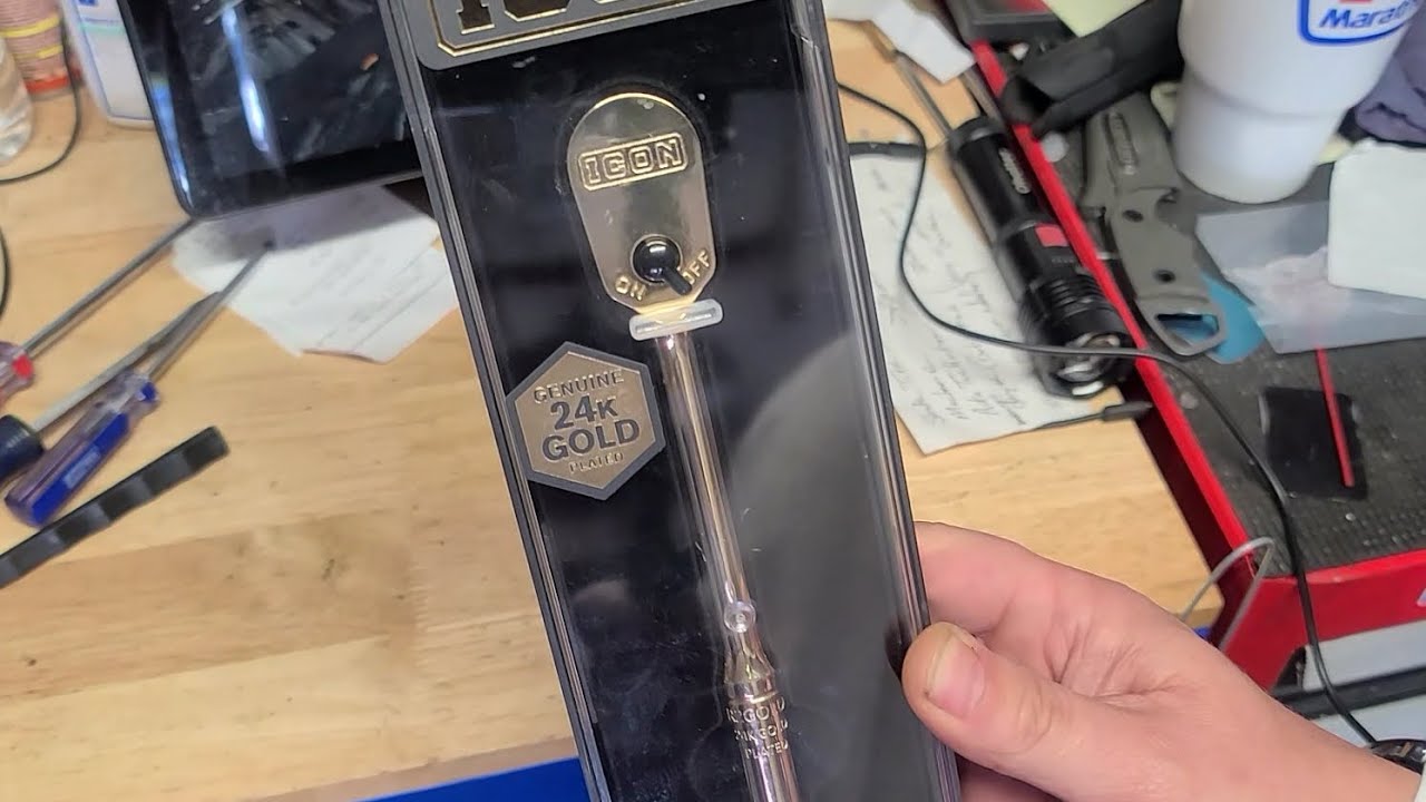 Icon 24k Gold plated 3/8 ratchet Special Edition purchase - YouTube