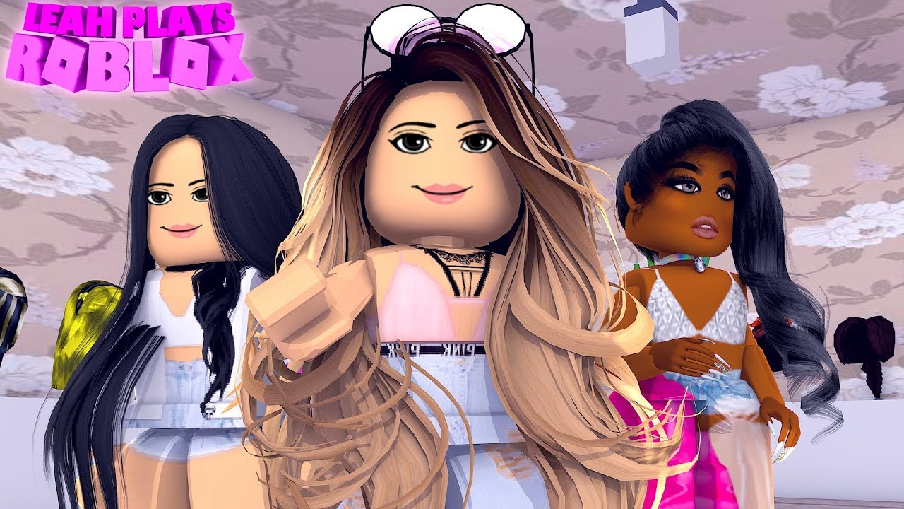 ROBLOX Little Leah Plays - I GET A SUPER MODEL MAKE OVER IN THE SALON ...