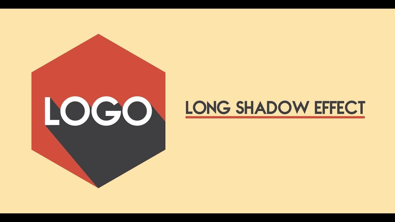 How To Make Logo Long Shadow Effect - Tutorial Corel Draw X7 - YouTube