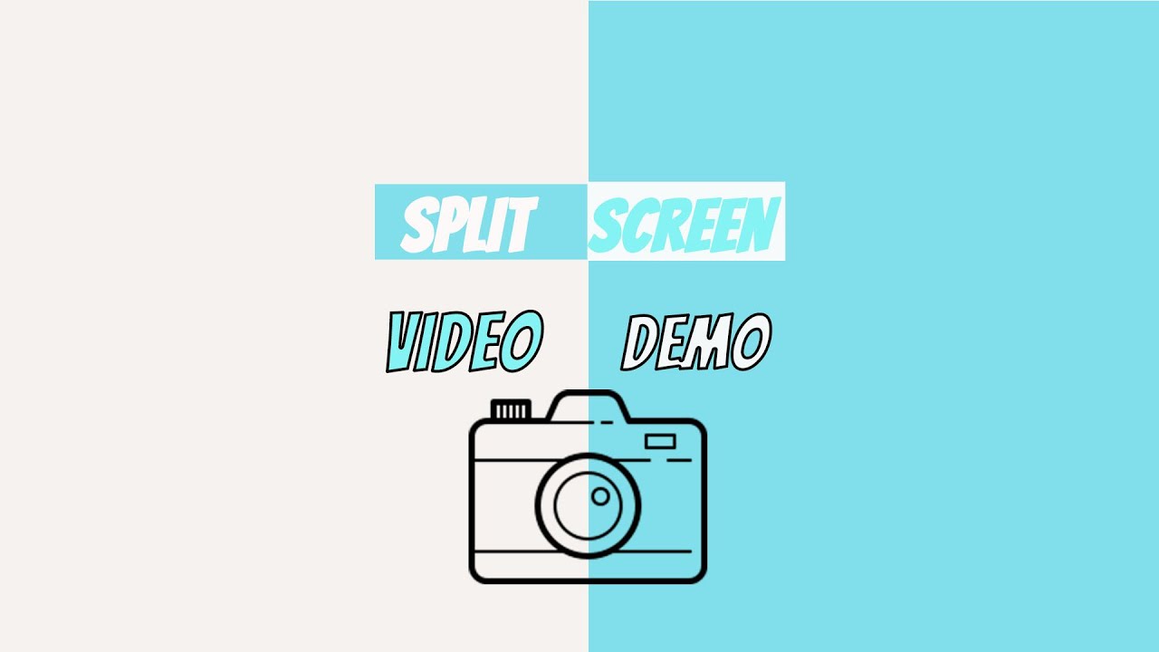 How to Make A Split Screen Video - A Simple Demo in 2021 - YouTube
