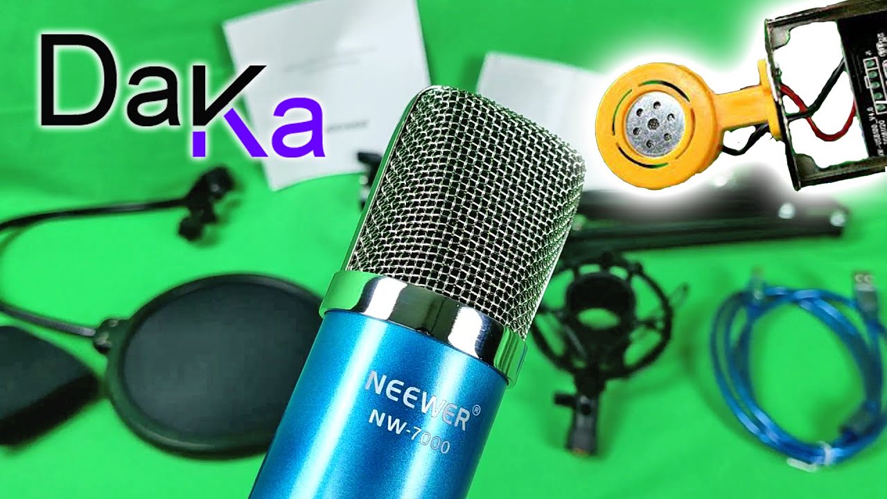 MICRO NEEWER USB - NW-7000 - NW-700 - Unboxing - Test - YouTube