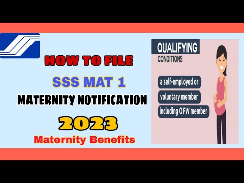 PAANO MAG FILE NG MAT 1 | HOW TO FILE SSS MAT 1 - MATERNITY ...