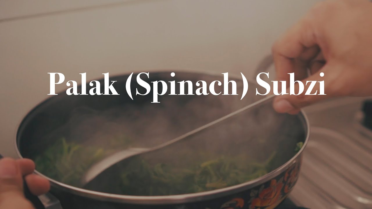 Palak / Spinach Subzi | Isha Recipes - YouTube