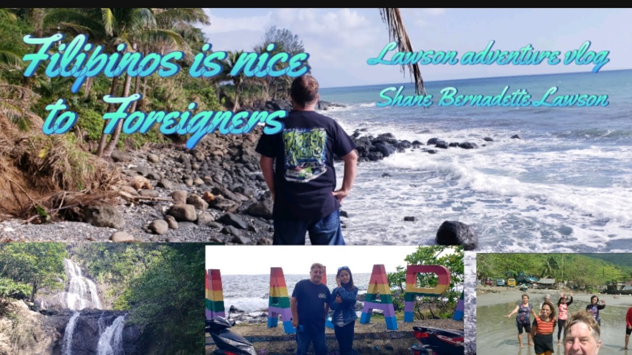 Philippines sea Balagbag Falls/Magra 2 Beach cottages ( Filipinos women ...