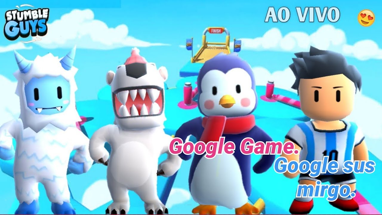 STUMBLE GUYS - GIOCO A STUMBLE GUYS CON GOOGLE SUS MIRGO - YouTube
