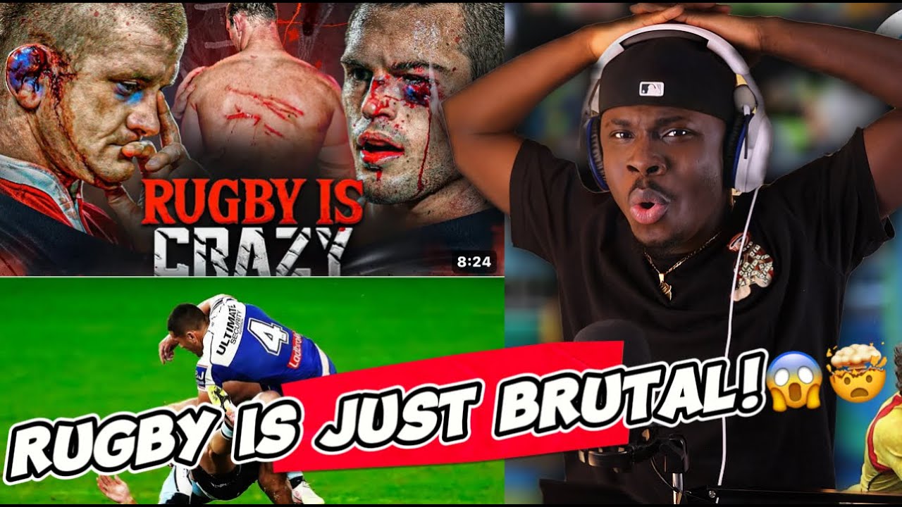🔥😱😱REACTING TO RUGBY MOST BRUTAL HITS/SKILLS/TACKLES!🔥😱 - YouTube