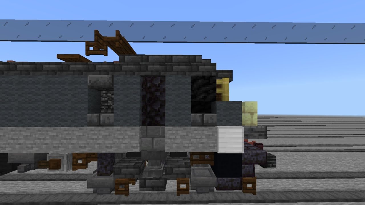 Minecraft British Rail Class 90 (Railfreight) Tutorial - YouTube