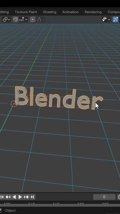 How to Separate Text Letters into Individual Objects in Blender#blender3d #blender#tutorial#tips ...