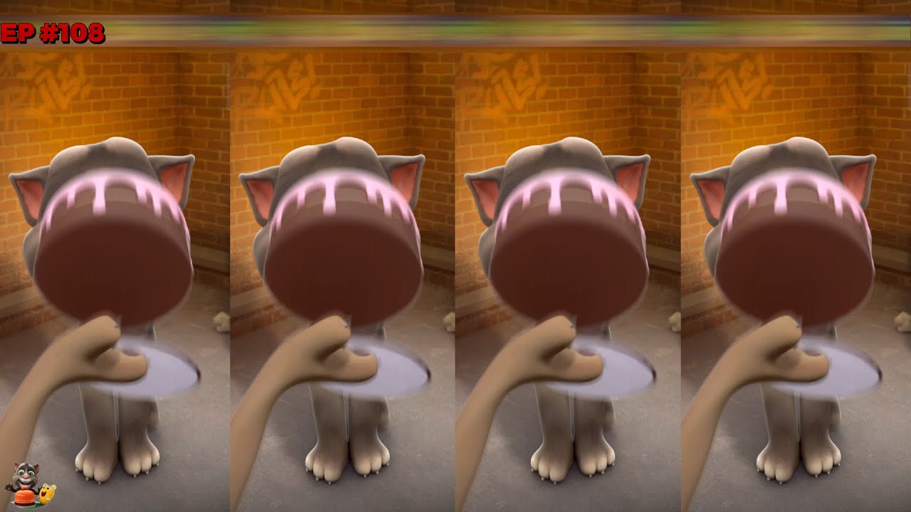 Talking Tom Cat Funny Reactions Gameplay #108 - YouTube
