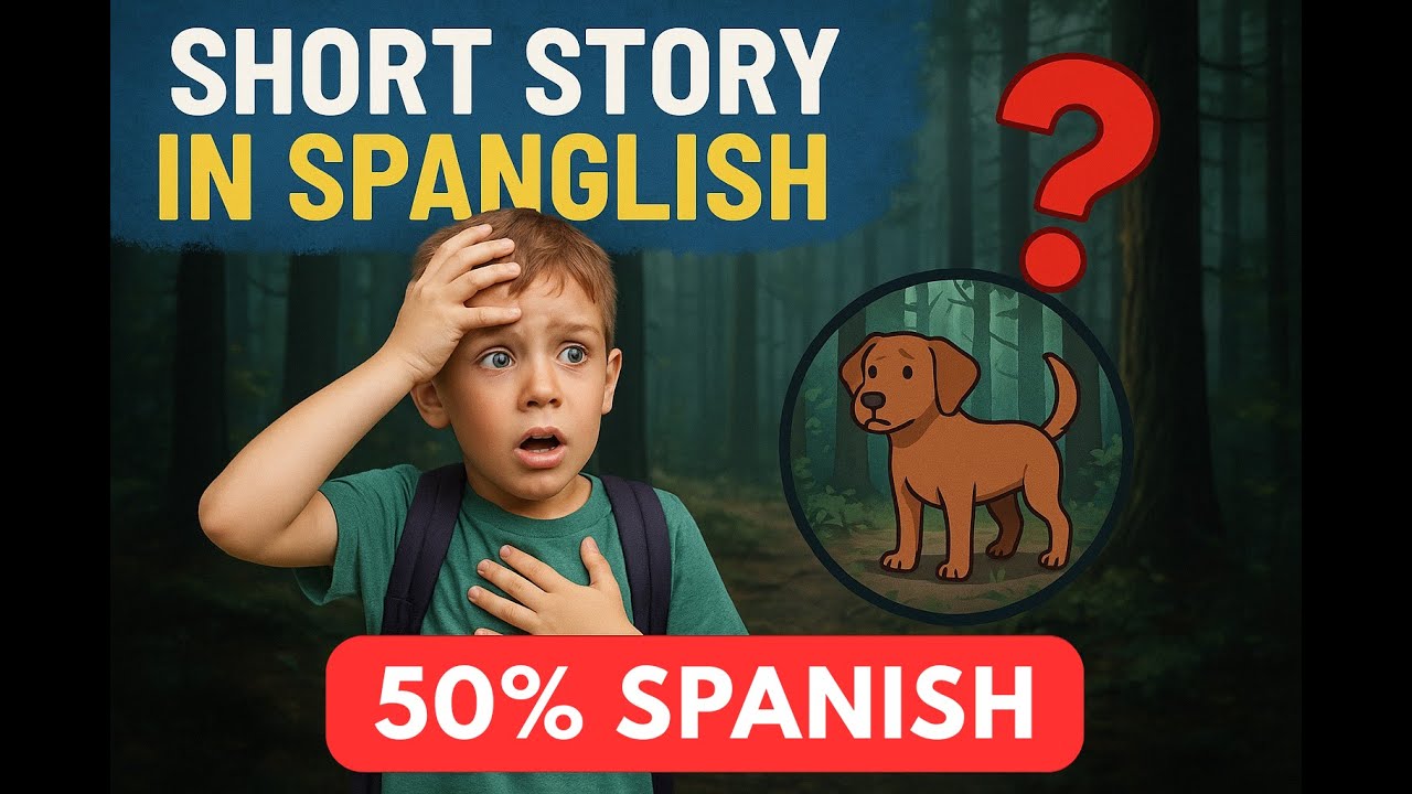 Spanglish Story for Spanish Learners | 50% Spanish - 50% English | The ...