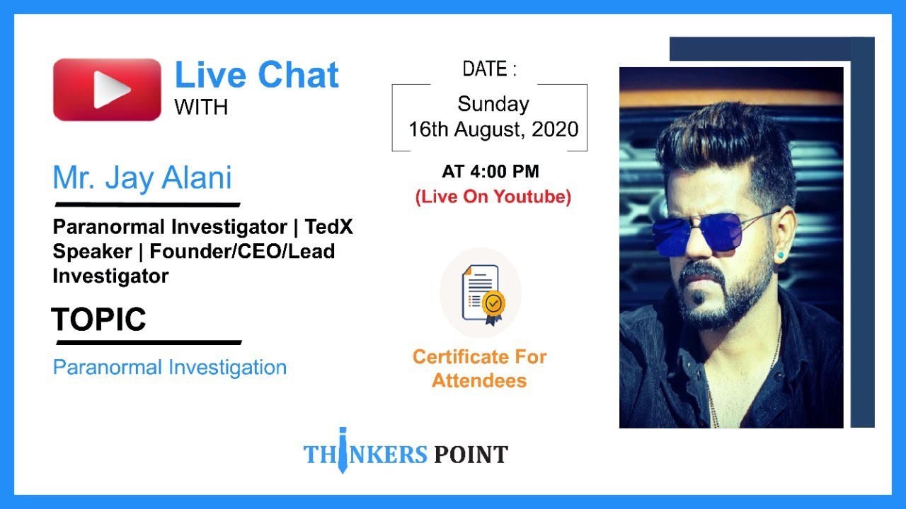 Paranormal Investigation | Jay Alani | Thinkerspoint - YouTube